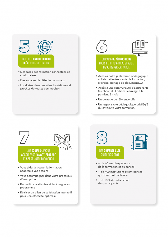 Calendrier des formations 2026 | Forhom